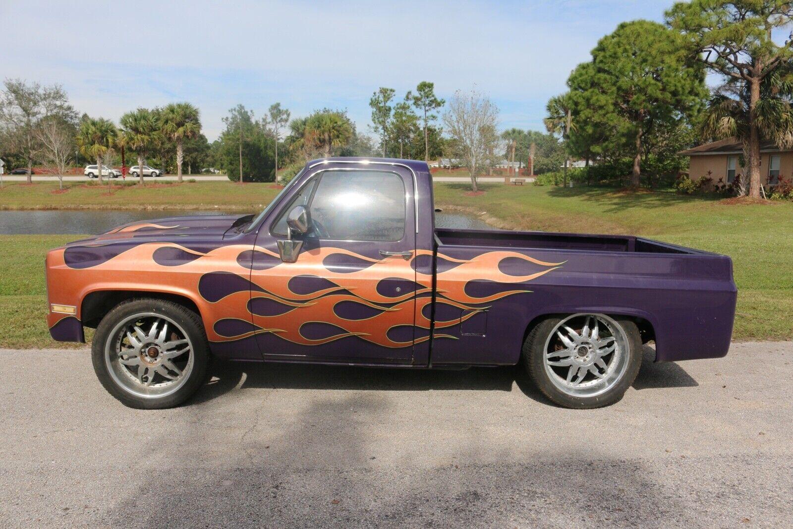 1986 Chevrolet C10 Pickup Purple for sale